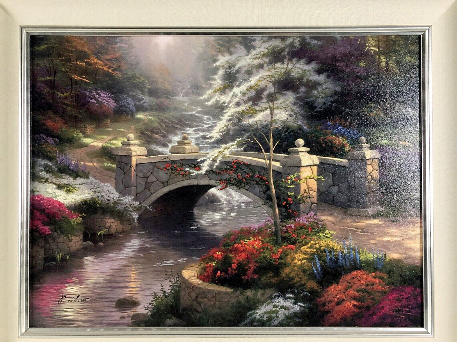 Limited Edition Print - Bridge of Hope by Artist Thomas Kinkade